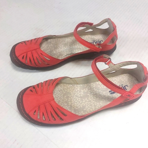 JBU | Shoes | Jbu By Jambu Red Melon Too Mary Jane Womens Sandals Size ...